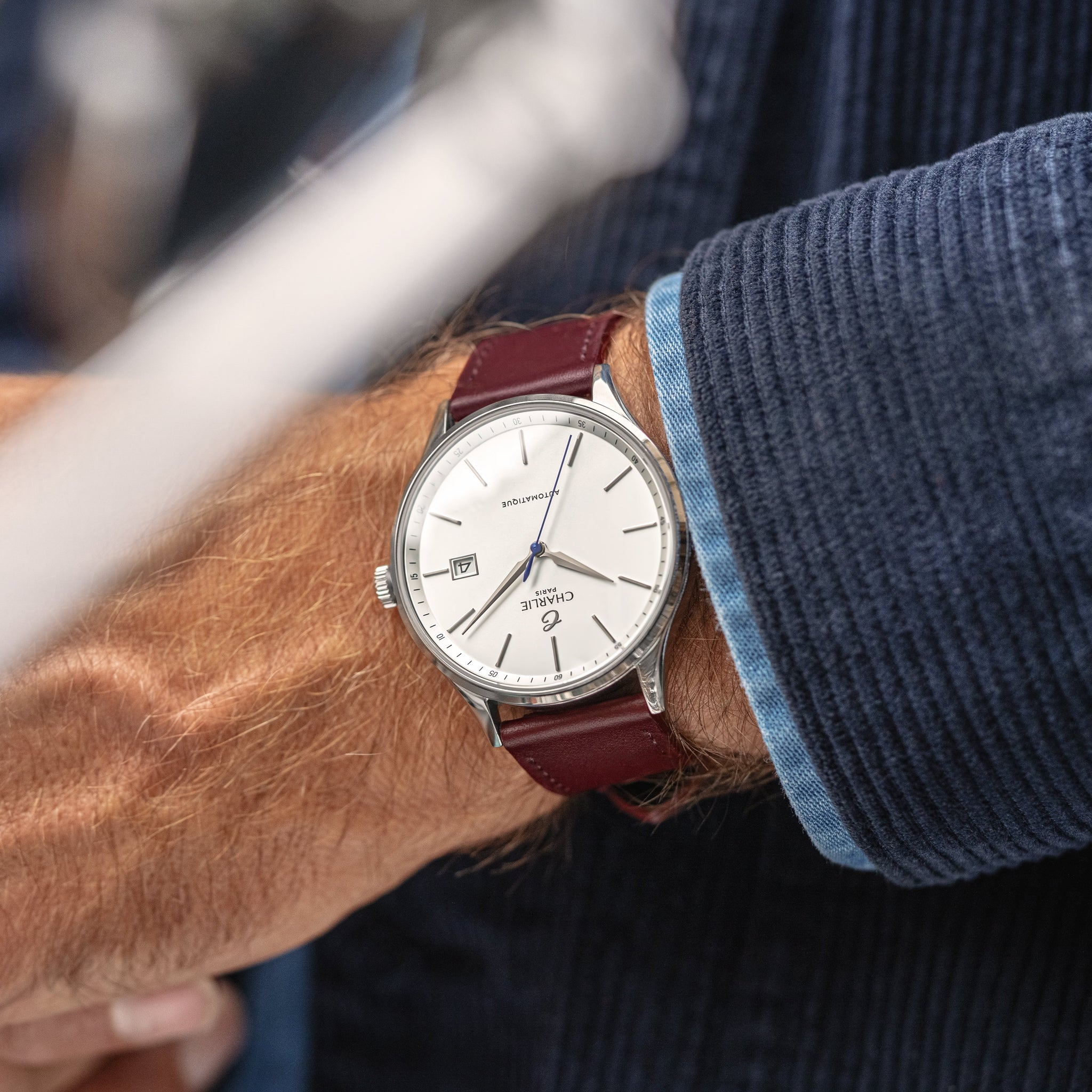 Slim automatic watch for men | Charlie Paris