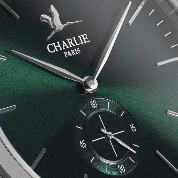 Horizon Green - French steel men's watch - Charlie Paris